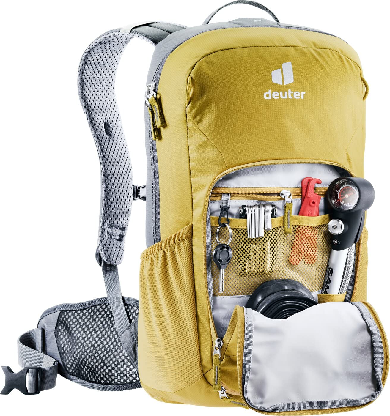 Deuter Unisex - Adult Bike I 20 Bicycle Backpack, Unisex – Adults, 3202221, Turmeric shell., L