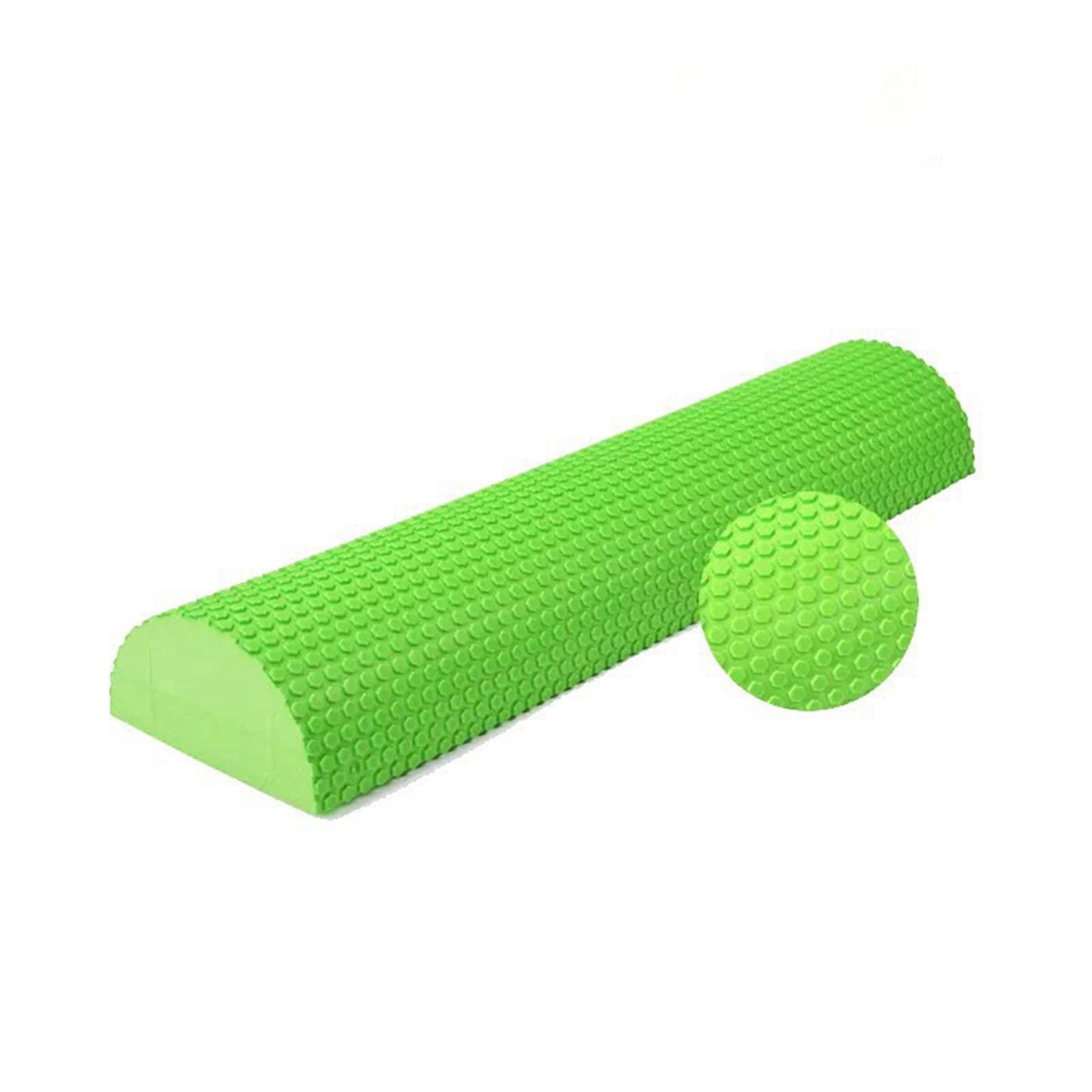 Harilla Length Flexibility Blocks with Point Pilates Half Roll Set 1/2 Foam Roller for Physical Half Roller for Yoga , Purple 60cm