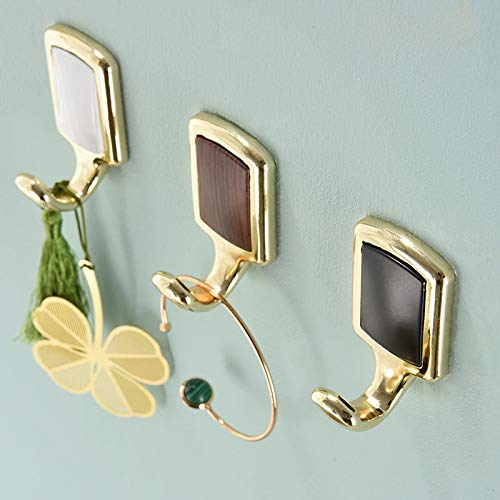 GOOFFY Door Metal Hooks for Hanging Clothes Hook Wardrobe Wall Hanging Wall Door Single Hook Living Room Simple Hook Free Punch Hanger