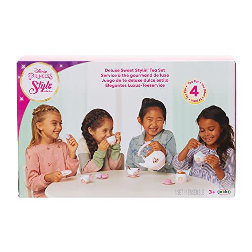 Disney Princess Style Collection Tea Set for 4! includes 21 Pieces [Amazon Exclusive]