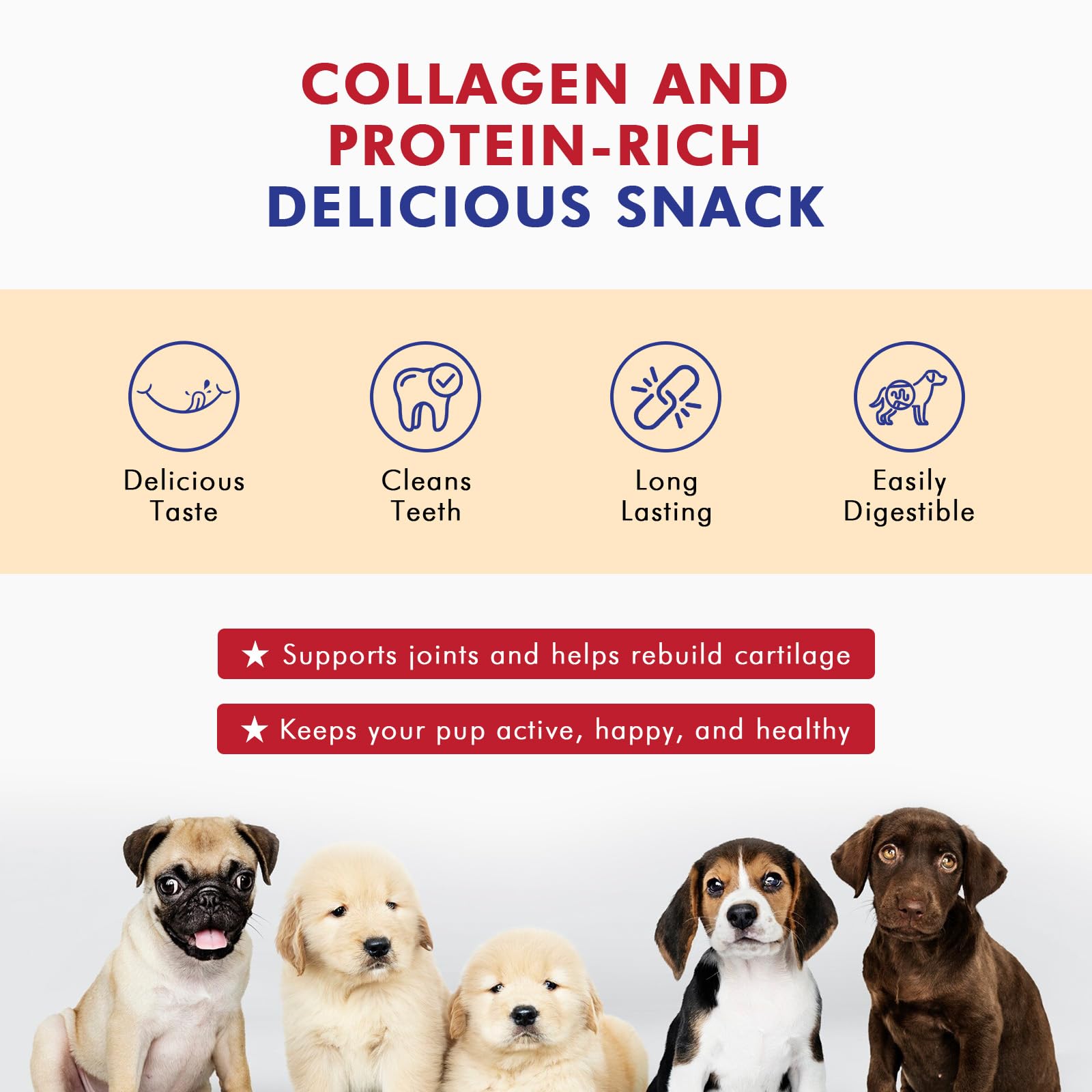 Pawfetto Premium Natural Flavored Beef Cheek Maxi Rolls for Dogs, No Hide Chews Long Lasting Extra Thick Treats Bones, Collagen Rawhide Alternative 11”-12” (Pack of 5)