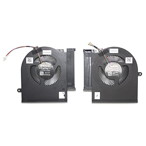 NODRLIN New 05C68F 05CC81 for Dell Alienware AREA-51M R1 R2 RTX2060 CPU & GPU Fan