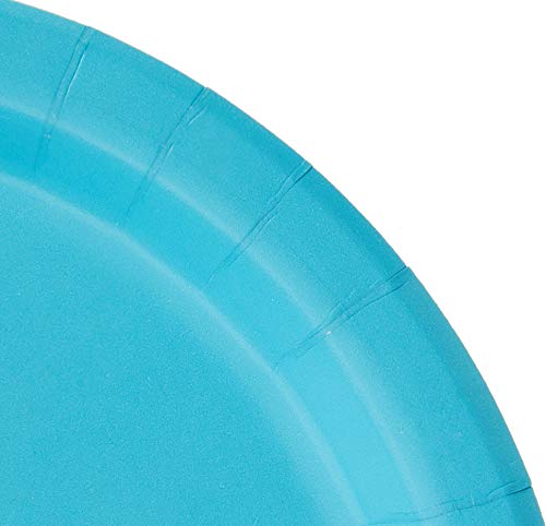 Creative Converting 791039B 24 Count Paper Dessert Plates, 7", Bermuda Blue