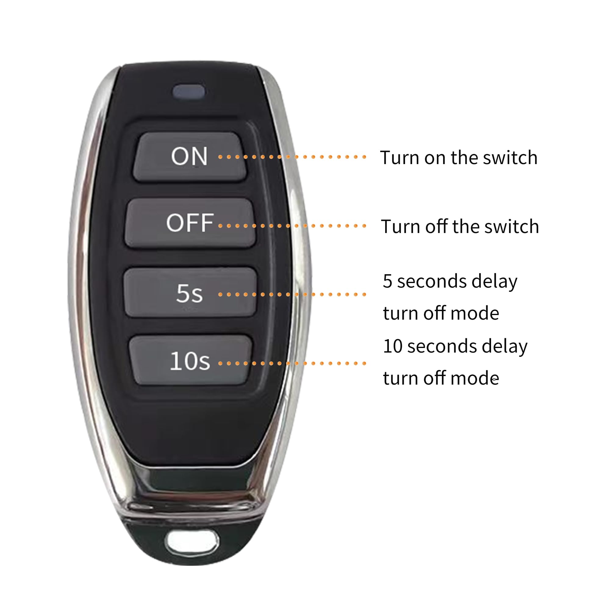 MIAOLINK 120v Automatic Vacuum Switch Wireless Remote Control Dust Collector Starter Outlet Switch (Battery Included) (120V)