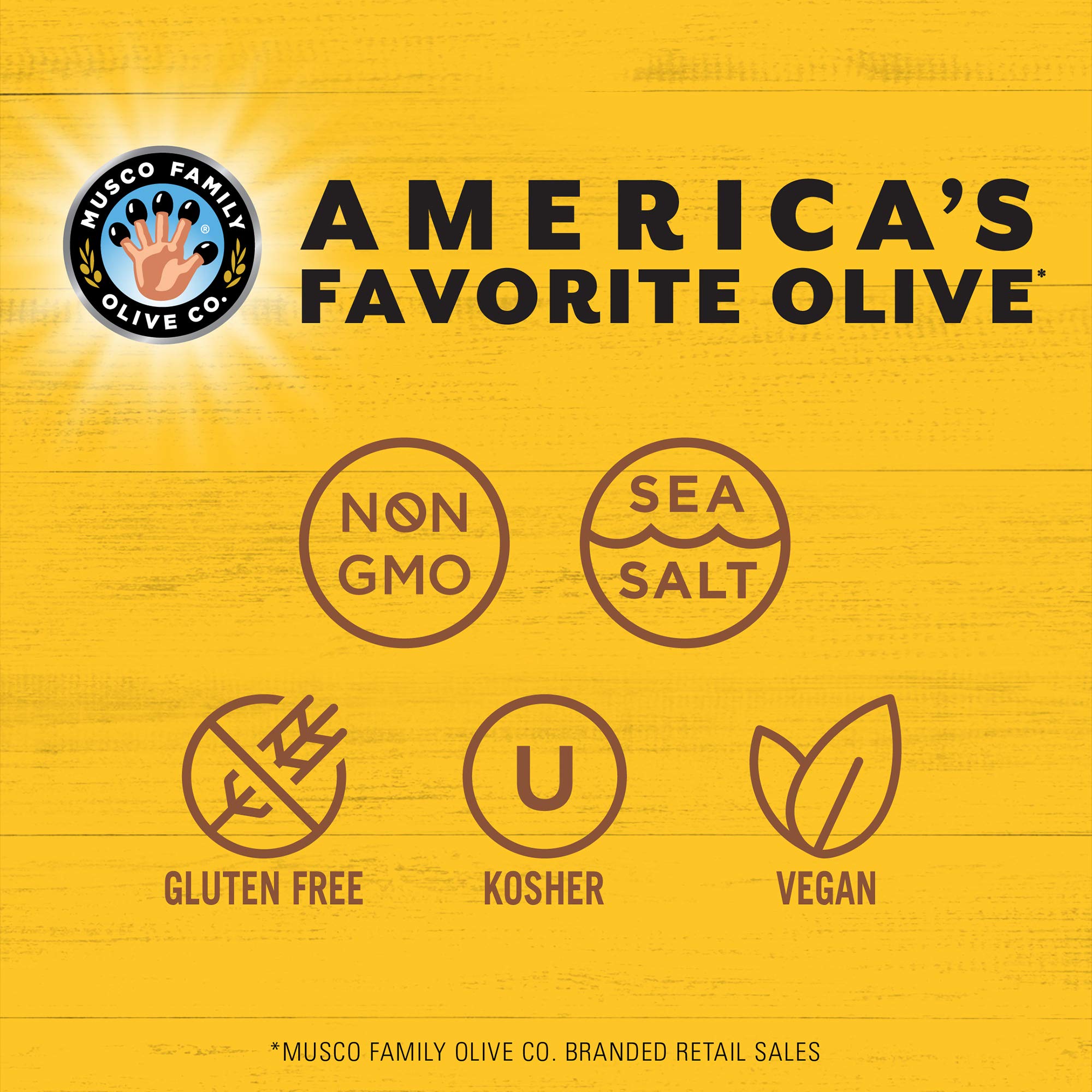 Early California, Ripe Pitted, Large Black Olives, 6 oz, 6-Cans