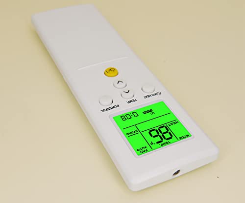 Replacement for Fujitsu Air Conditioner Remote Control AR-REM1U ARREM1U ASU9RLS3Y ASU12RLS3Y ASU15RLS3Y ASU30RLE, ASUG09LZAS ASUG12LZAS ASUG15LZAS Display in Both Fahrenheit and Celsius