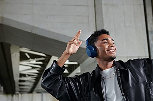 Sony Extra Bass Wireless Noise Cancelling Bluetooth Headphone, up to 30hr Battery, Over-Ear - Optimised for Alexa and Google Assistant, Hands-Free Calls - WH-XB910NL.CE7 - Limited Edition - Stone Blue