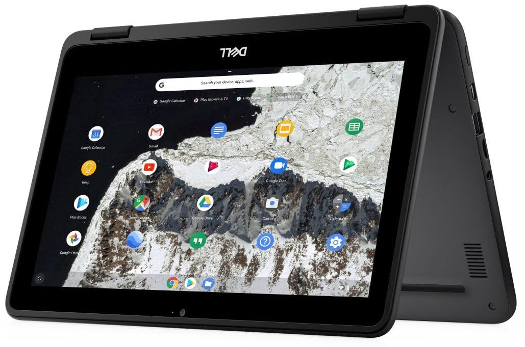 Dell Chromebook 11 3100 2-in-1 11.6" Touchscreen Laptop Computer, Celeron N4000, 4GB RAM, 32GB eMMC, Type-C, Chrome OS (Renewed)