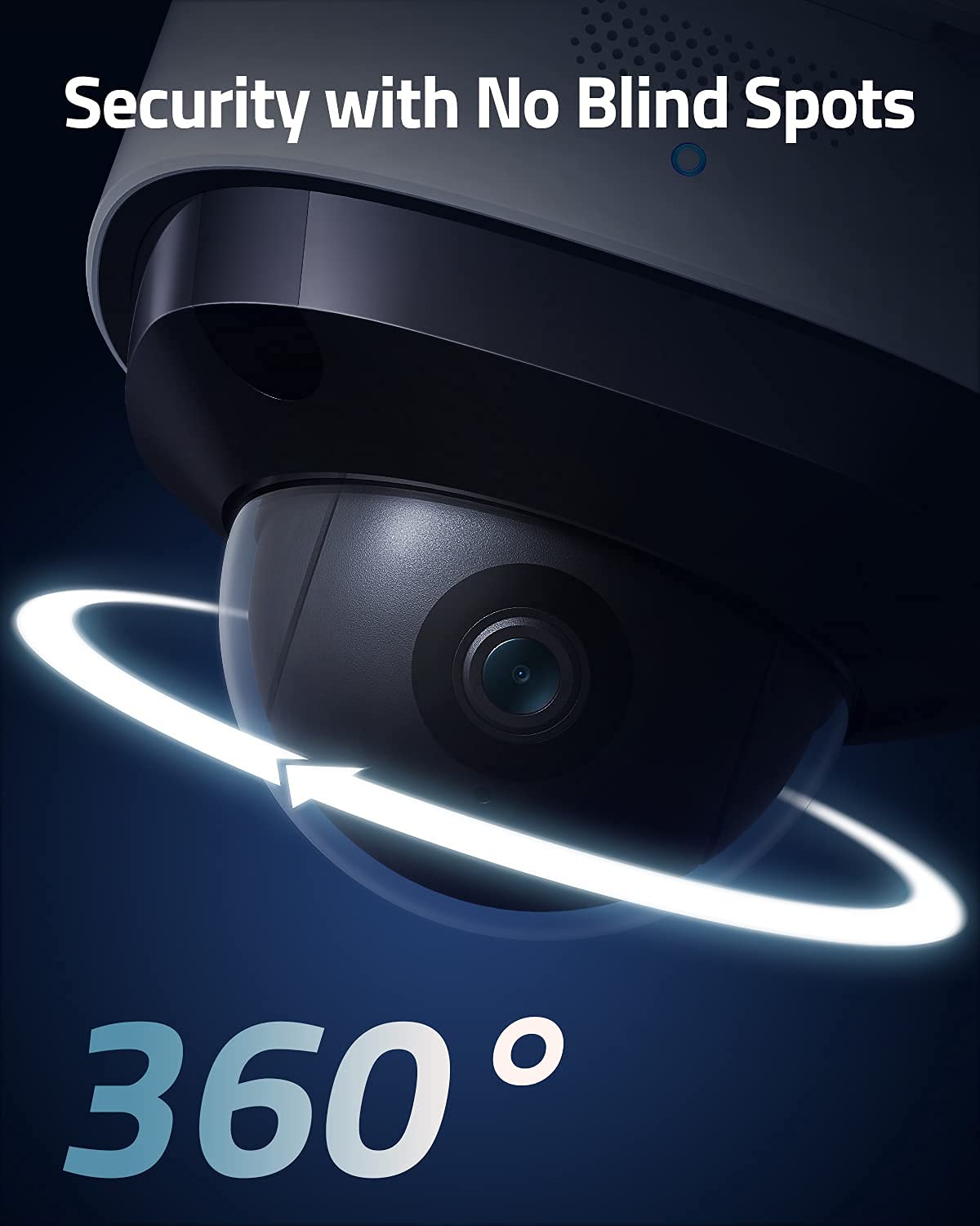 eufy Security Floodlight Cam 2 Pro, 360-Degree Pan and Tilt Coverage & 2K Resolution Wired Video doorbell Camera & 2K Pan and Tilt Security Indoor Camera