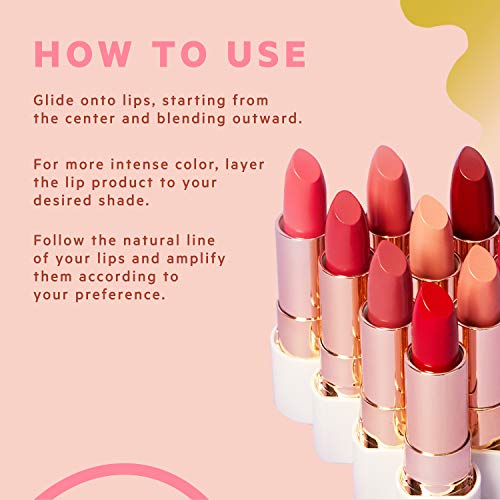 FLOWER BEAUTY Petal Pout Lip Color - Naked Blush, 1 Count (Pack of 1)