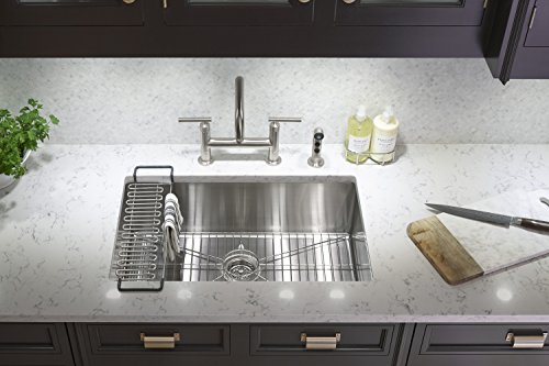 Kohler K-5409-NA Strive 29-Inch x 18-5/16-Inch Undermount Medium SingleBowl Kitchen Sink, Stainless Steel