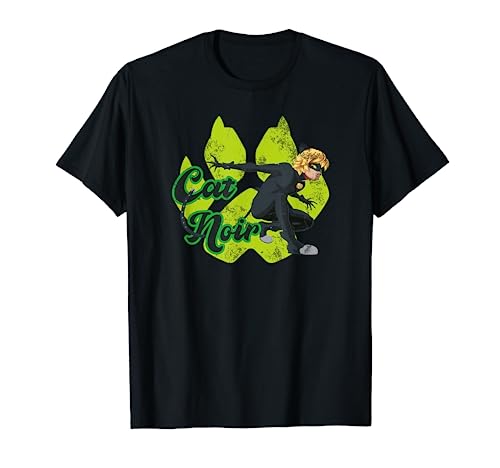 Miraculous Ladybug Vintage Collection with Cat Noir paw T-Shirt