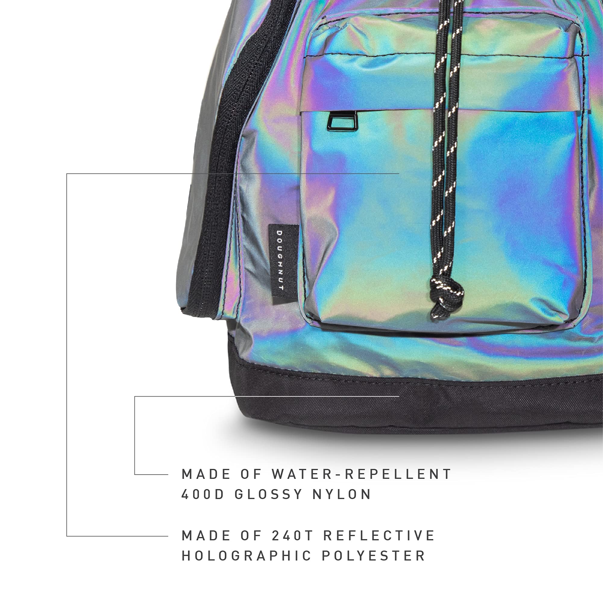 Doughnut Pyramid Limelight Series 13L 2-in-1 Hanging Toiletry Travel Girls Lightweight Casual Daypacks Bag Backpack (Regular)