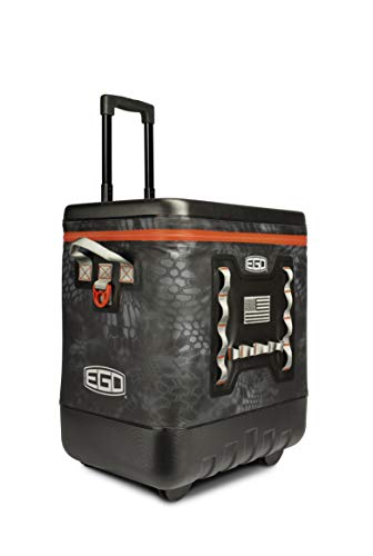 EGO Kryptek Beer Cooler, Fishing Storage Bag, High Tech TPU Fabric, 72 Hour Ice Retention, Food & Snack Holder, Angler Must Have