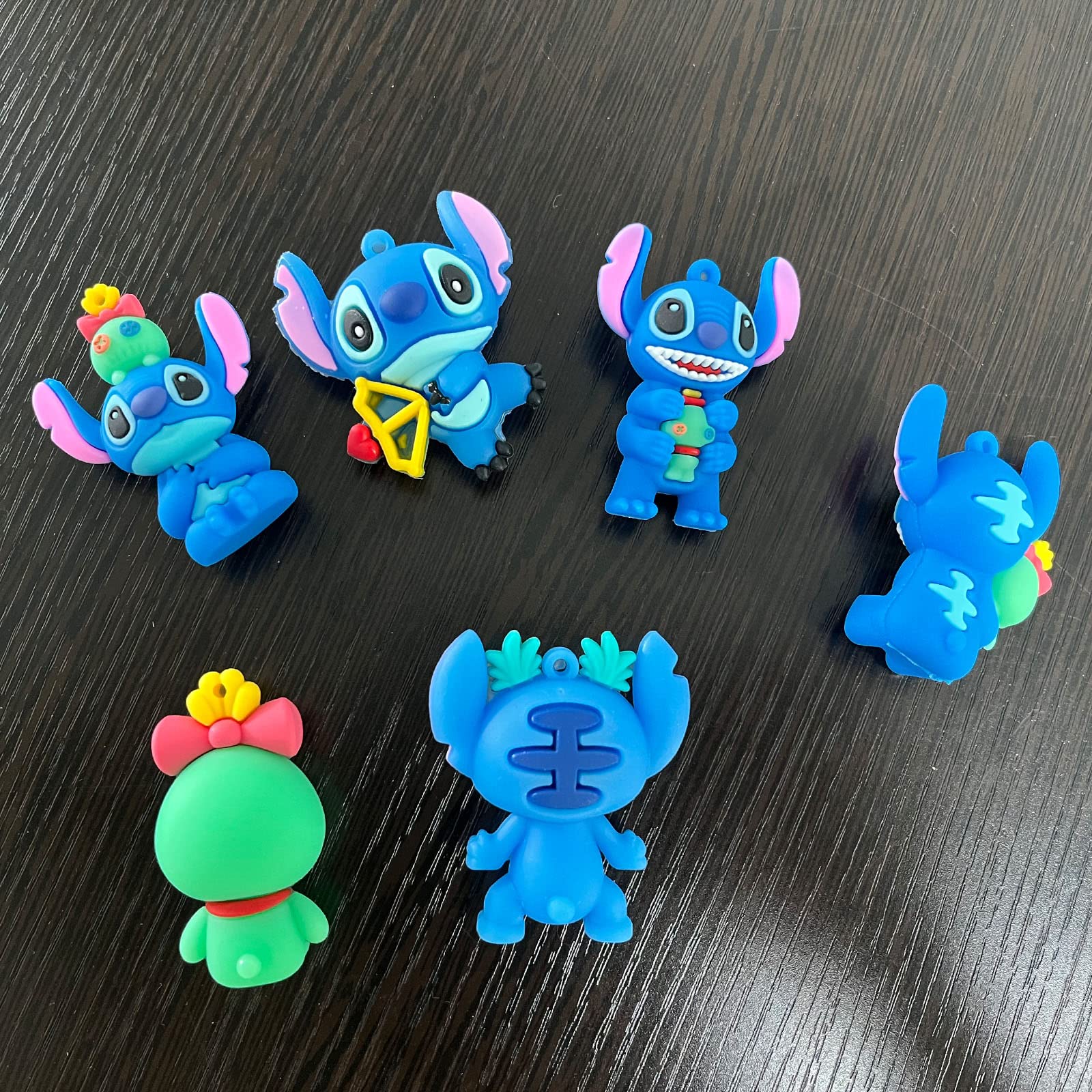 Educatgame 8Pcs Cartoon Cake Topper Sets for Cake Supplies for Boys Girls Birthday Party Decorations