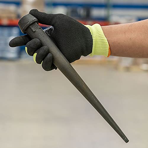 Klein Tools 3255 Bull Pin, Broad Head Bull Pin Resists Corrosion and Mushrooming, Heat Treated Steel with Black Finish, 1-1/4-Inch
