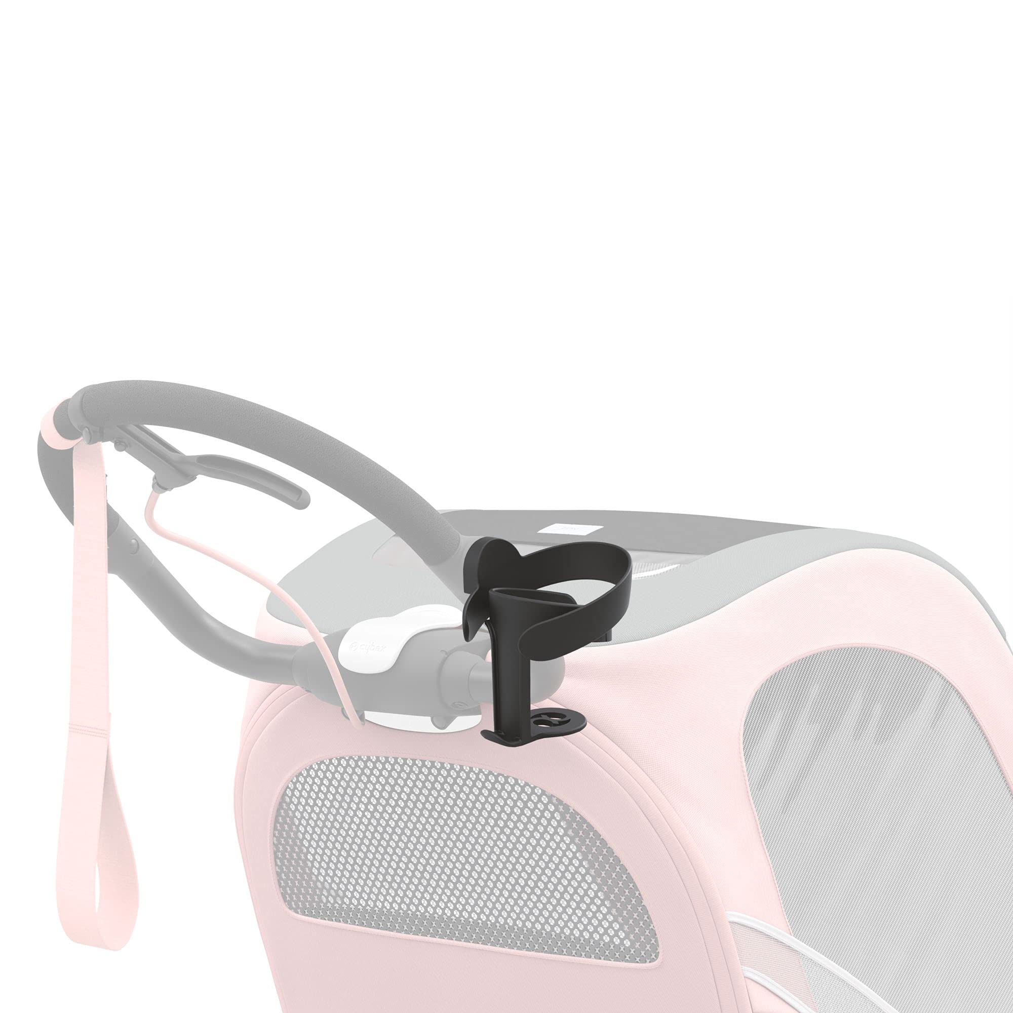 CYBEX AVI/ZENO 2-in-1 Cup Holder Accessory, Stroller Cup Holder with Phone Holder, Adjustable for Optimal Viewing, Compatible with CYBEX AVI Jogging Stroller & ZENO Multisport Baby Trailer