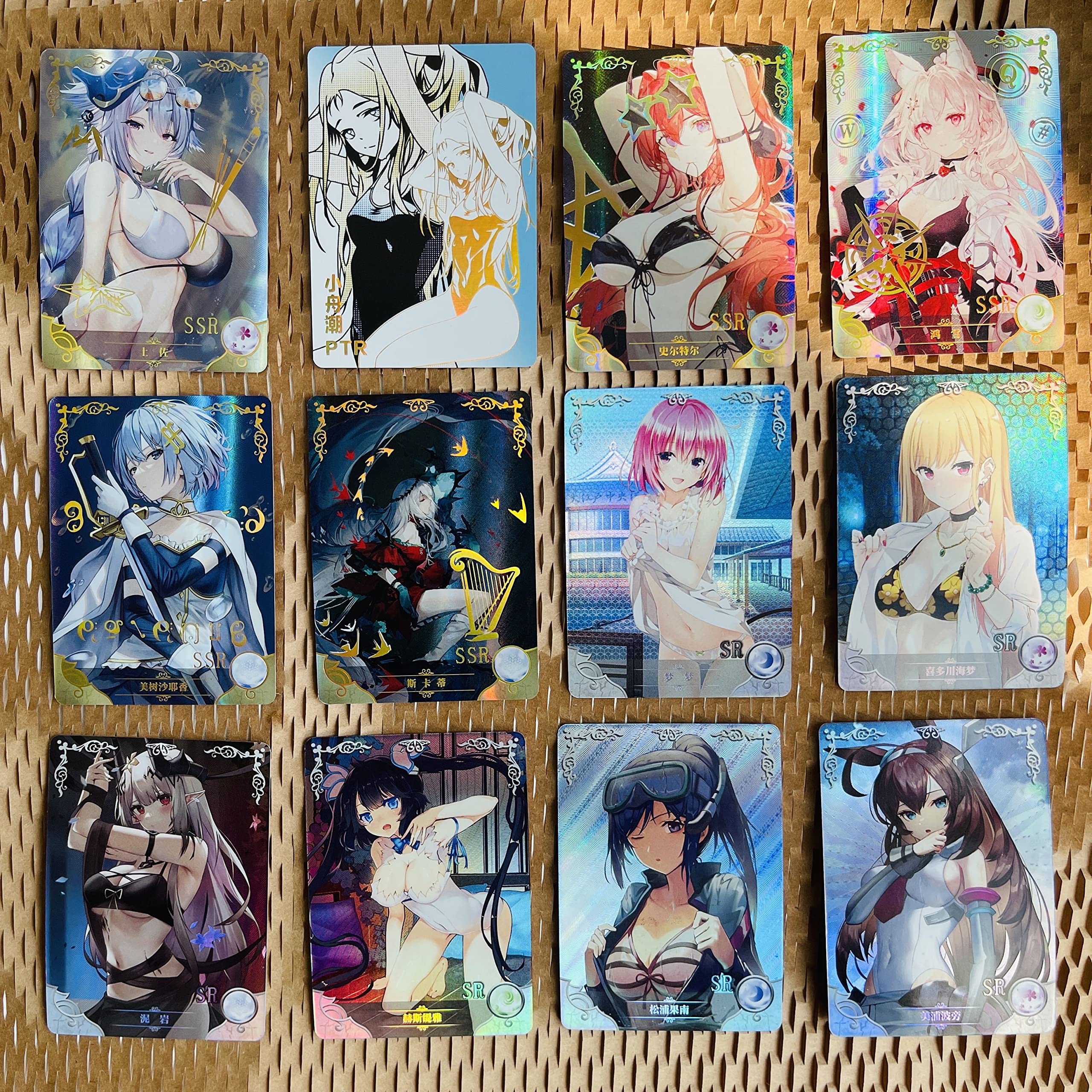 Goddess Story TCG, Goddess Story Booster Box,Collection Cards Playing Cards 180 PCS of Box (NS-2M08)
