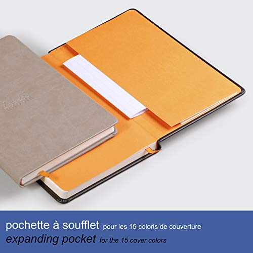 Rhodia Rhodiarama Webnotebook - Lined 96 Sheets - 5 1/2 x 8 1/4 - Sapphire Cover