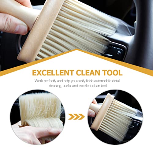 VICASKY Dust Brushes for Cars, Duster for Automotive Dashboard, Air Conditioner Vents, Auto Interior Dust Brush 2pcs