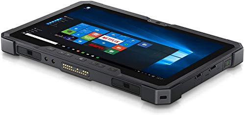 Dell Latitude 7212 Rugged Extreme Tablet Pc, 11.6inch FHD (1920X1080) Intel i5 2.40GHz Processor, 16GB RAM, 256 GB Solid State Drive, Web Camera, WiFi & Bluetooth, Windows 10 Professional (Renewed)