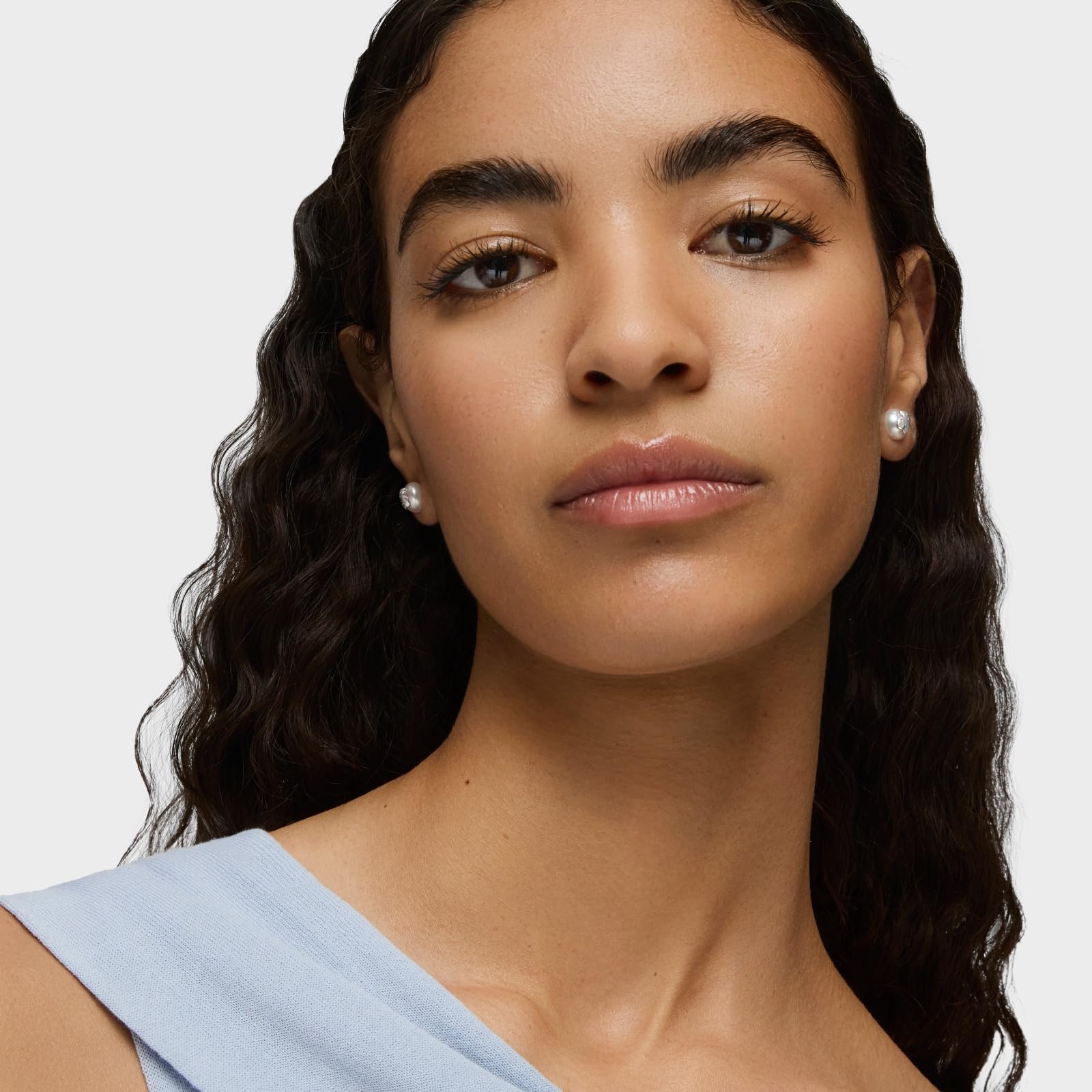 TOUS Sterling Silver Earrings for Women with Pearls & Bear Motif, Size: 8,5-9mm. TOUS Bear Collection