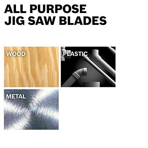 Diagtree 50 PACK T101B 4 Inch 10 TPI T-Shank Contractor Jig saw Blades -Made for High Speed Carbon Steel, Clean and Precise Straight
