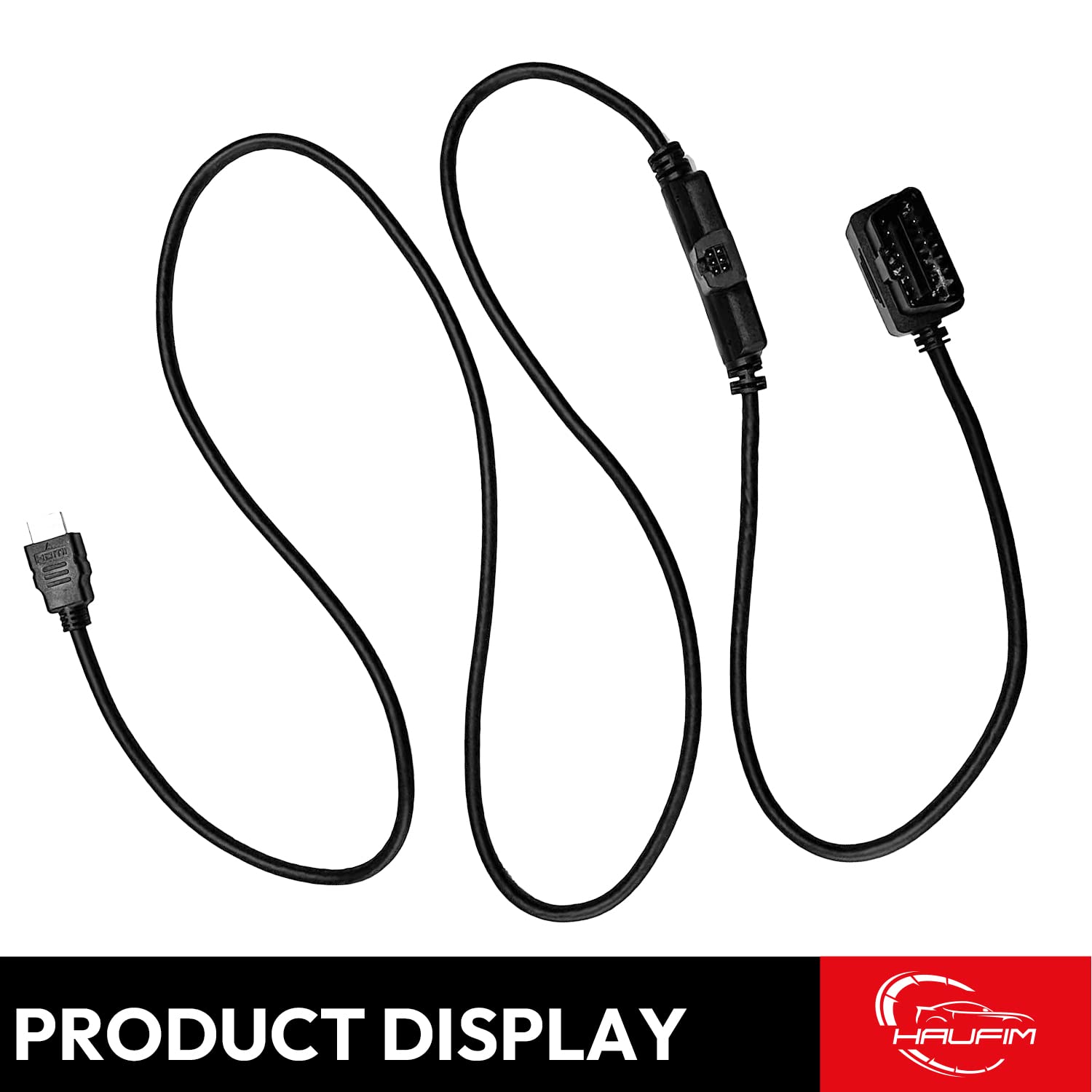 Haufim OBDII to HDMI Monitor Cable Plug for Edge CS2 CTS2 CTS3 Plug Monitor Replace#H00008000