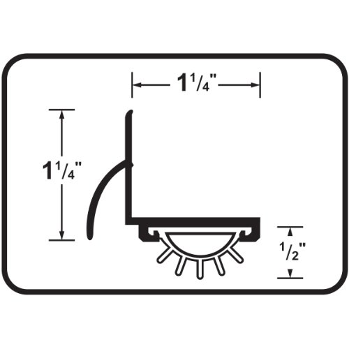 M-D Building Products 25706 36-Inch L-Shaped Door Bottom with Drip Cap
