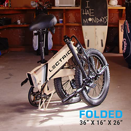 LECTRIC XP™ Lite Electric Bike | Adult Folding Bikes - Weighs Only 46lbs | 40+ Mile Range w/ 5 Pedal-Assist Levels | 20mph Top Speed - Class 1 and 2 eBike