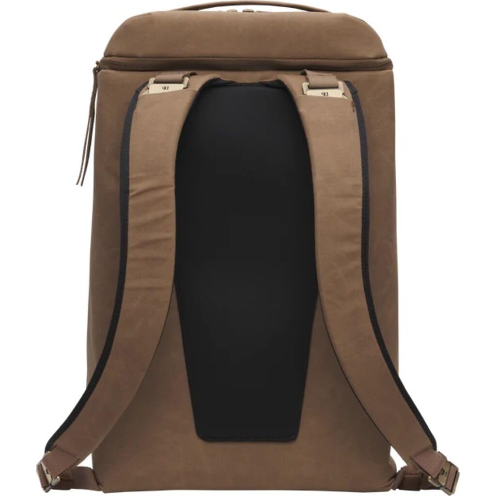 Db Journey Freya - Compact Travel Backpack for Women with Laptop Compartment for School, Work & Gym, Luggage Backpack with Roller Bag Hook-Up System, 16L - Sage & Alana Brown