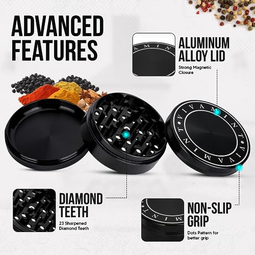 Spice Grinder with Container - Large