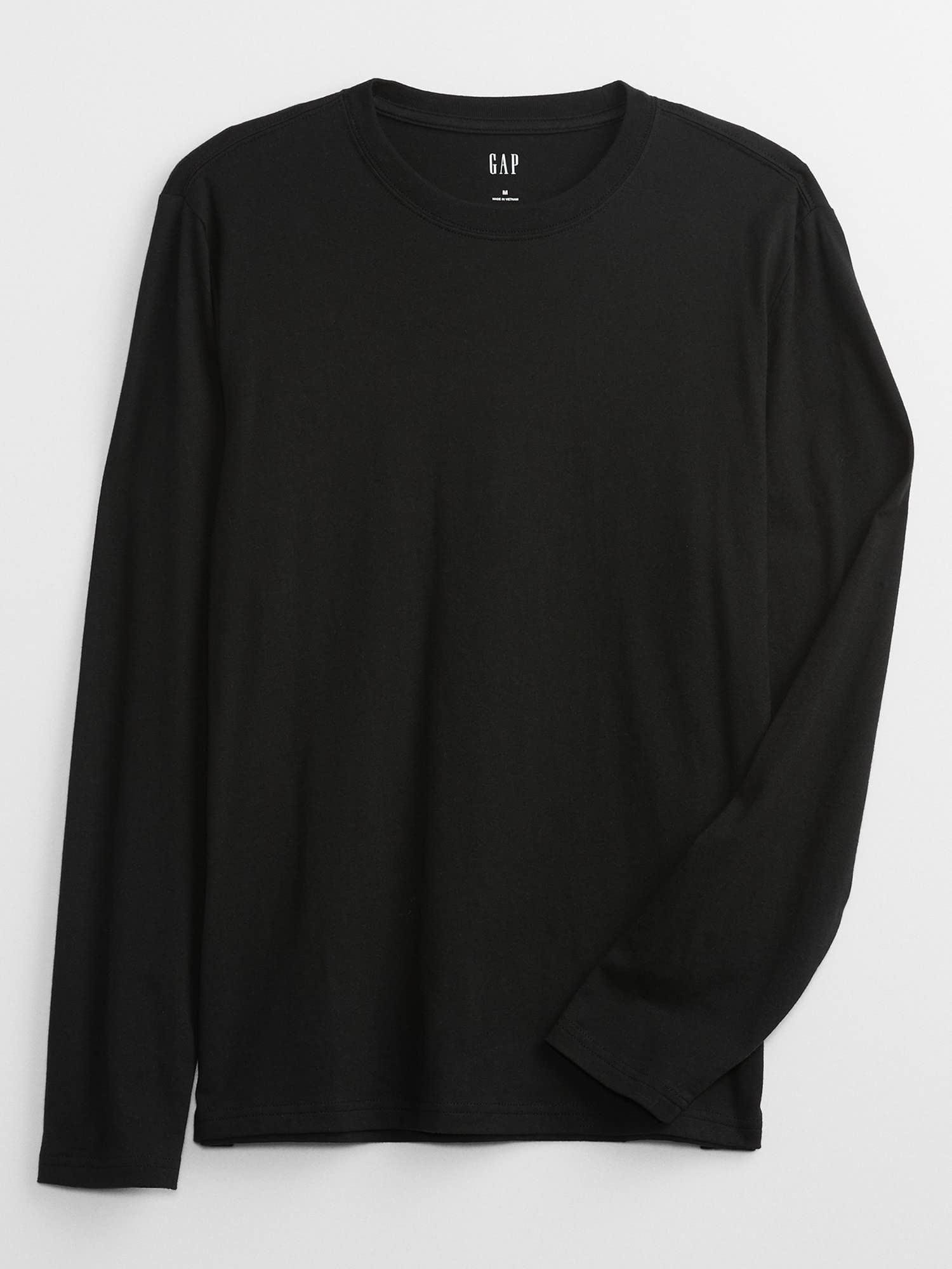 GAP Mens Everyday Soft Long Sleeve T-Shirt Shirt, Crystal Blue Dusk, Medium US