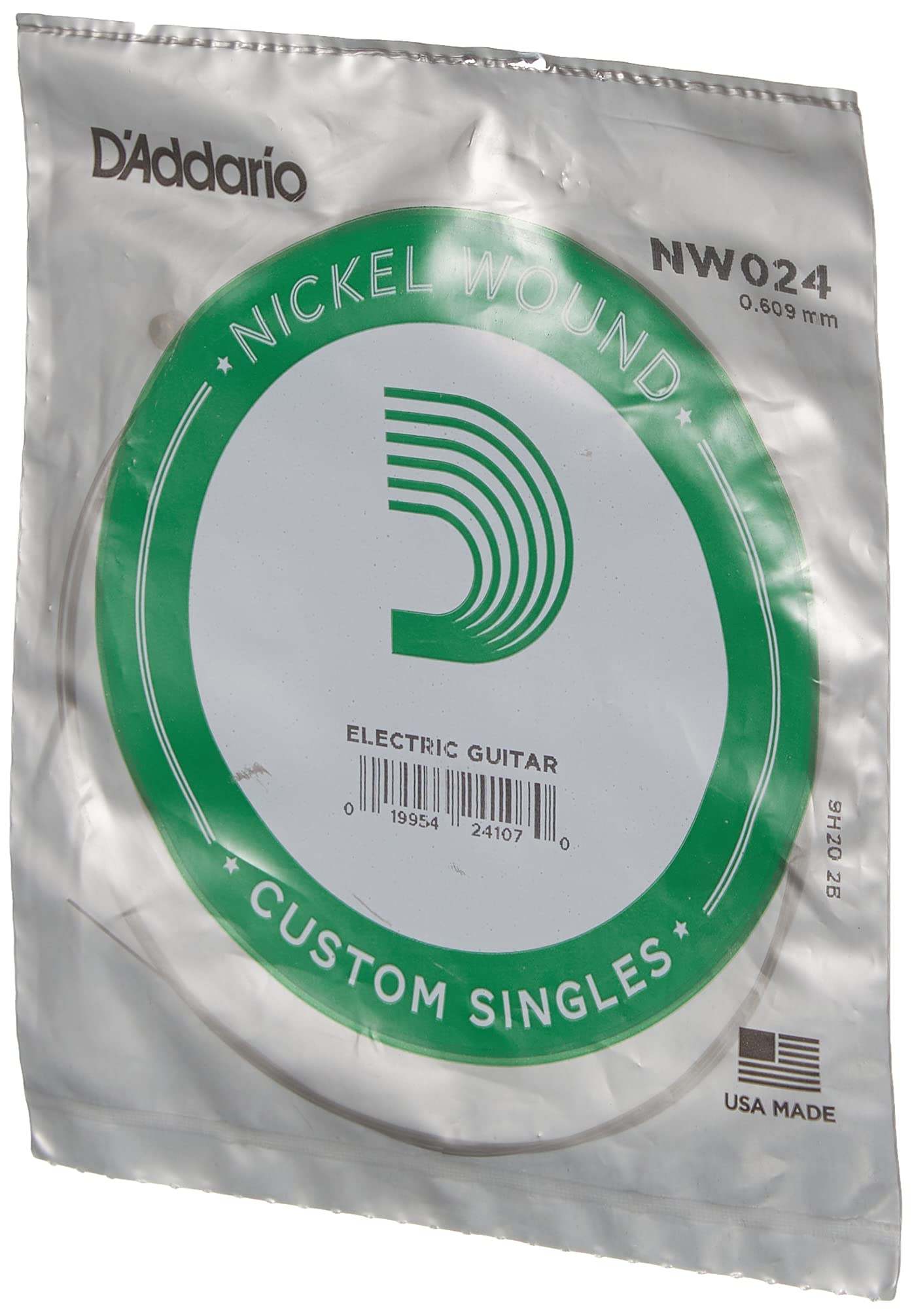 D'Addario NW020 Nickel Wound Electric Guitar Single String