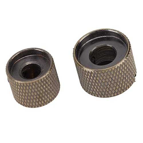 Guitar Knob, Smoothly Rotation Precise Adjustment Guitar Control Knob Compact Comfortable Feel Sturdy Bronze for Replacement