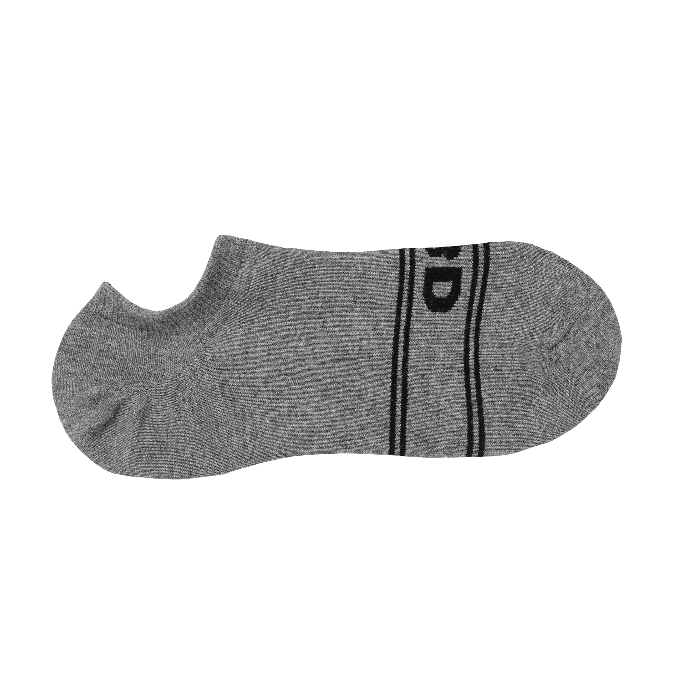 HBD No Show Socks Men Low Cut Ankle Short Socks for Men Casual Anti-slip Socks with Non Slip Grip for Men Grey 8-10