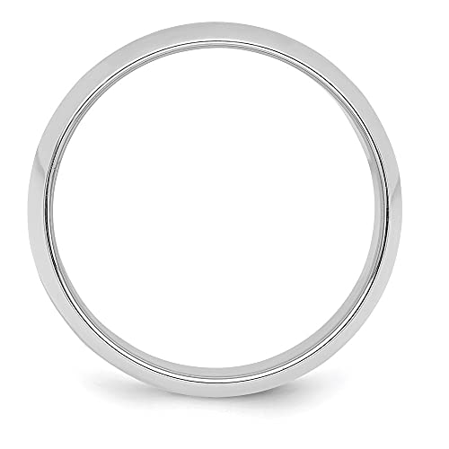 Diamond2Deal Solid 925 Sterling Silver 8mm Wedding Band Ring