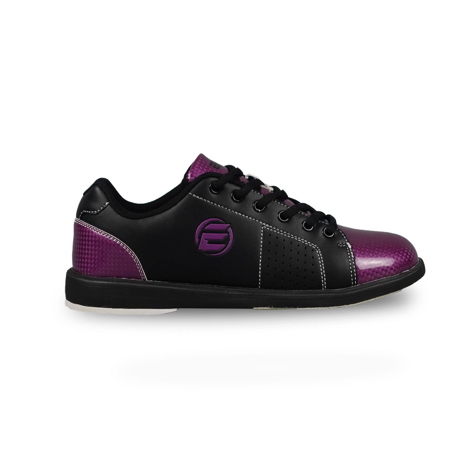 ELITE Women's Classic Black/Purple Bowling Shoes (us_Footwear_Size_System, Adult, Women, Numeric, Medium, Numeric_6)