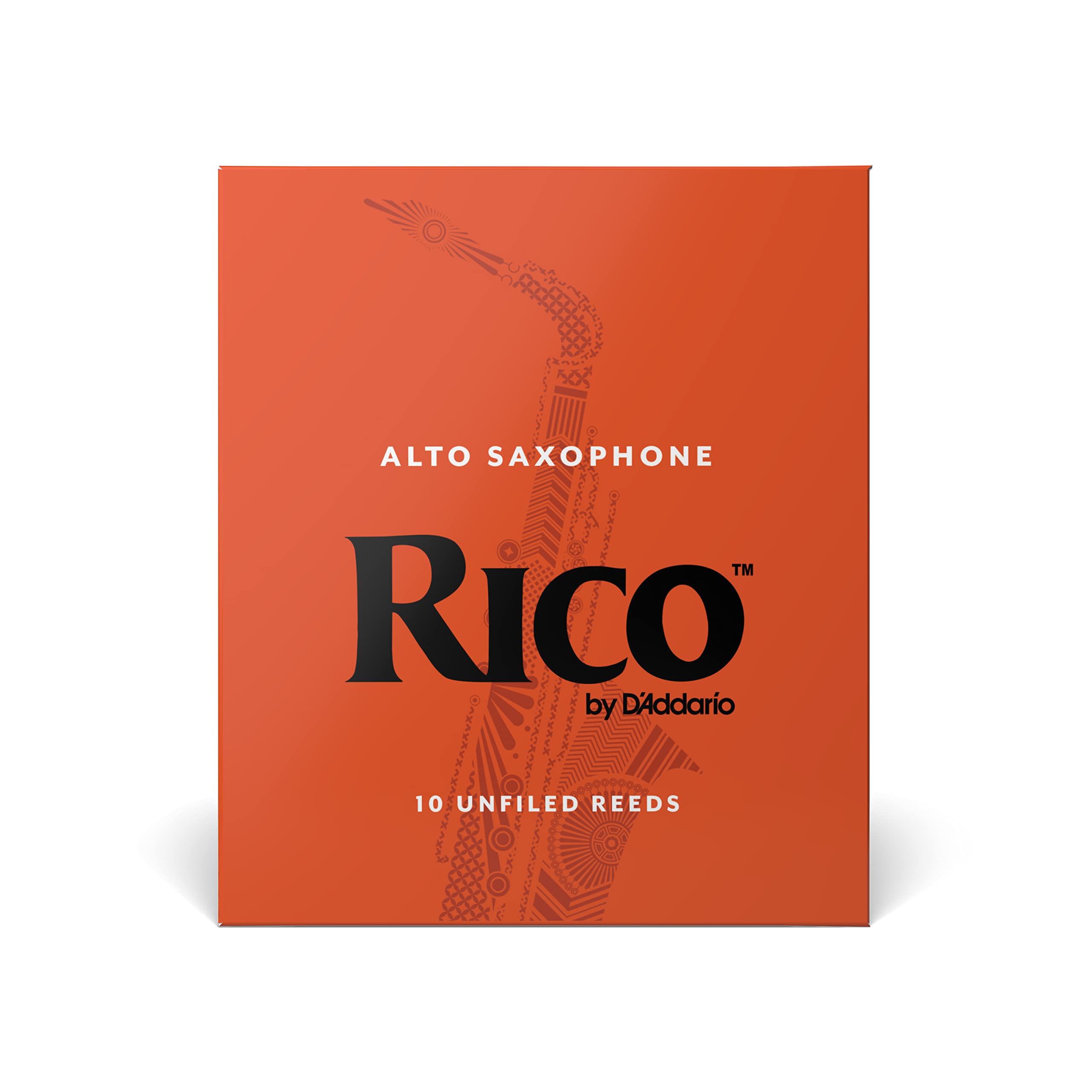 D’Addario Woodwinds - Rico Alto Sax Reeds - RJA1025 - Strength 2.5, 10-Pack