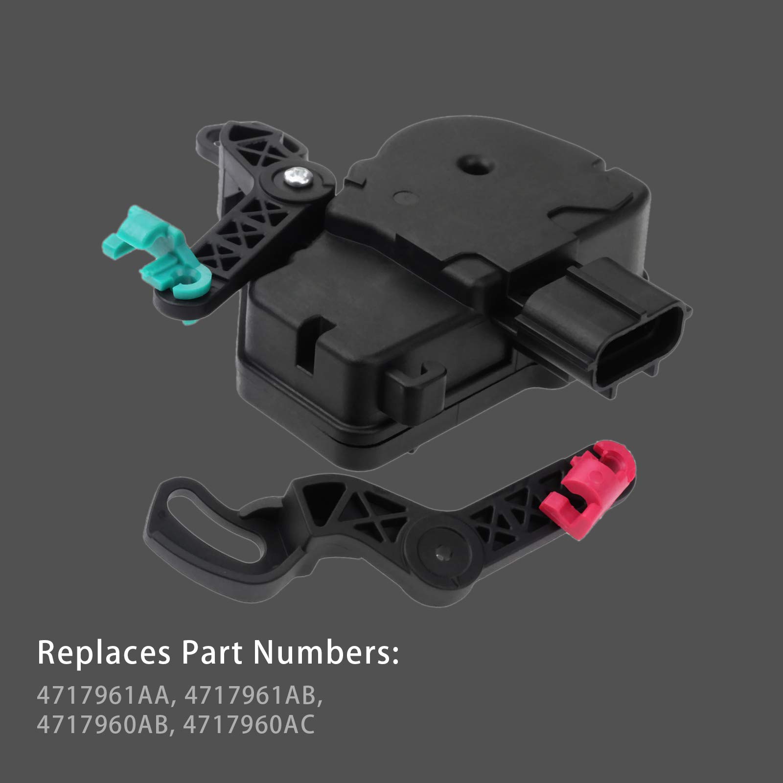Door Lock Actuator Motor Left Right Side Sliding Door Latch Replacement for 2001-2007 Chrysler Voyager Gand Voyager Town Country, Dodge Caravan Grand Caravan | Replace 4717960AC 4717961AA 4717961AB