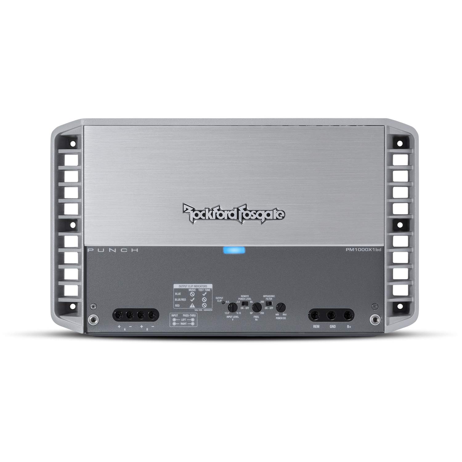 Rockford Fosgate PM1000X1bd Punch Marine 1,000 Watt Class-bd Mono Amplifier