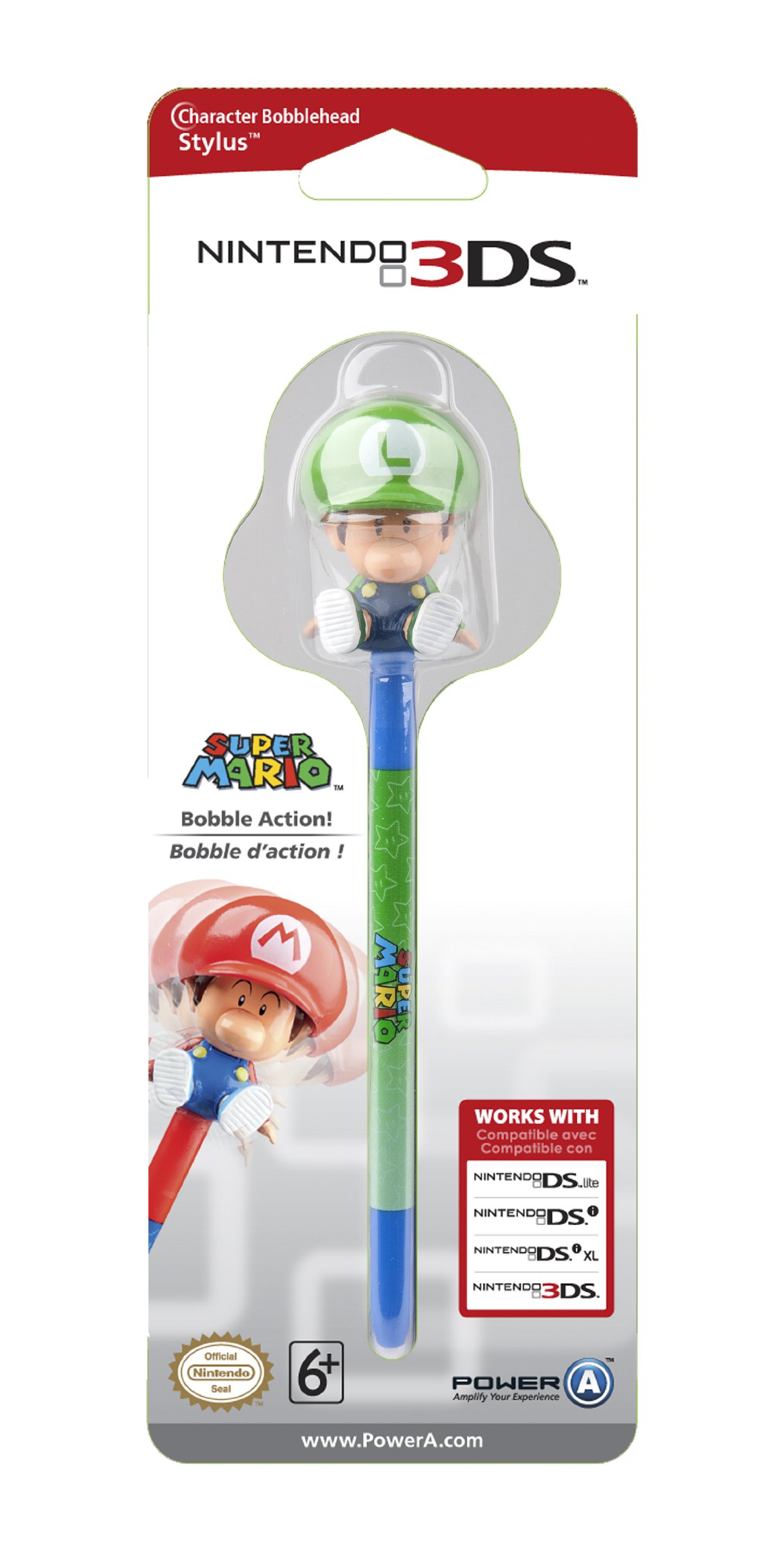 PowerA Character Bobblehead Stylus for DS - Baby Luigi