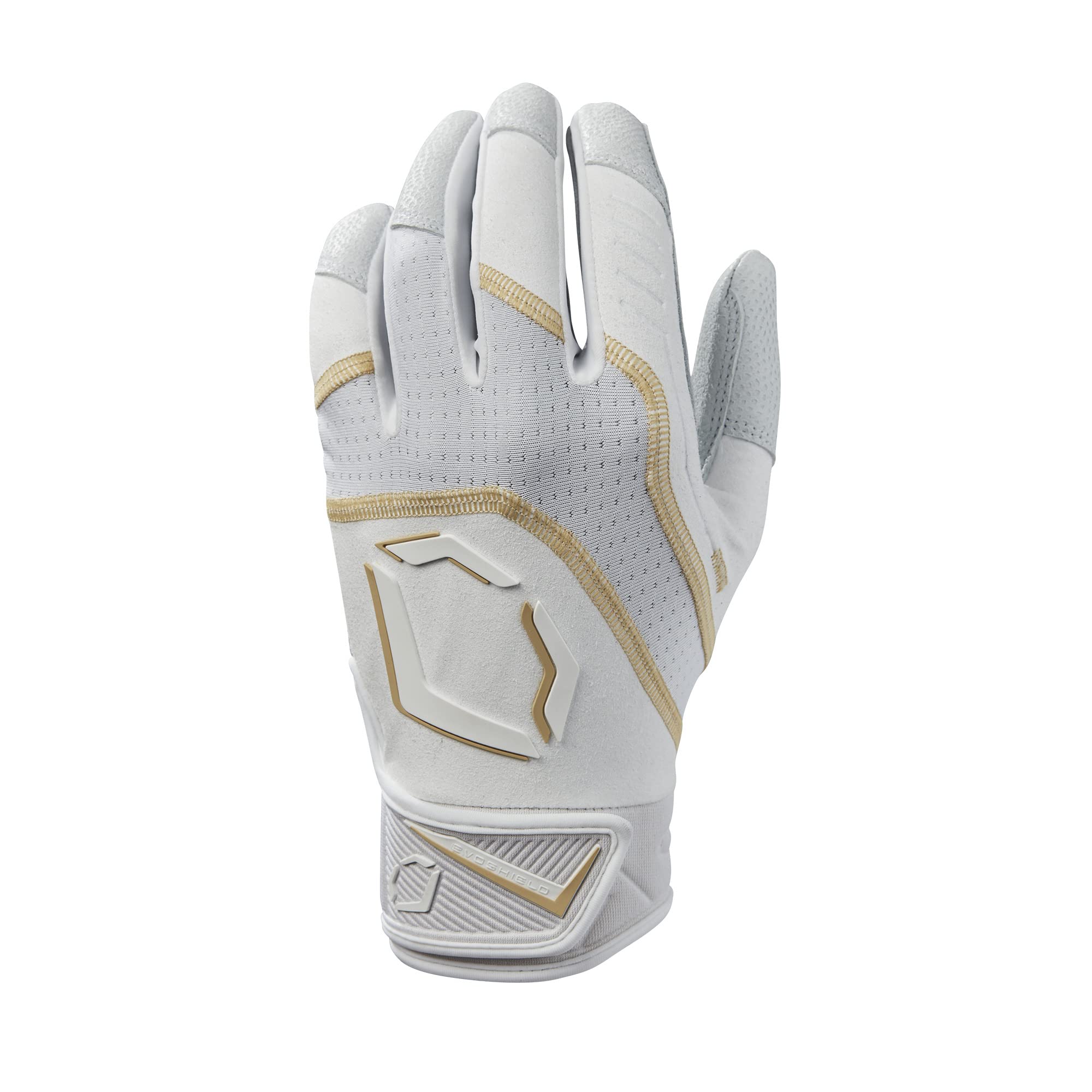 EvoShield Youth Khaos Batting Gloves - Team White, Large