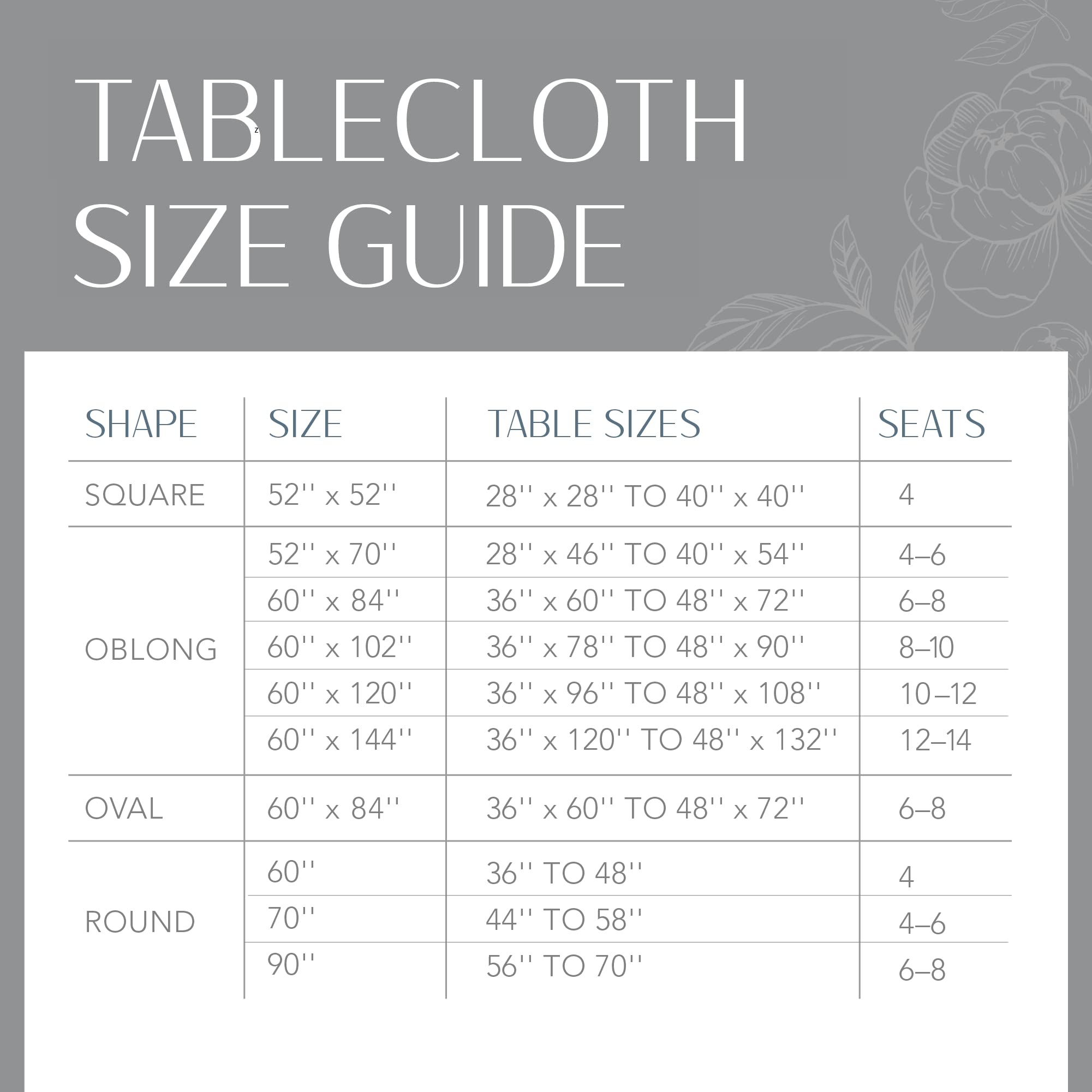 Elrene Home Fashions Monterey Linen Inspired Water- and Stain-Resistant Vinyl Tablecloth with Flannel Backing, 52 inches X 70 inches, Rectangle, Sage