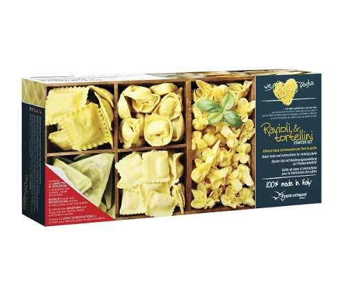 Eppicotispai 8-Piece Raviolli and Tortellini Starter Set, Cream