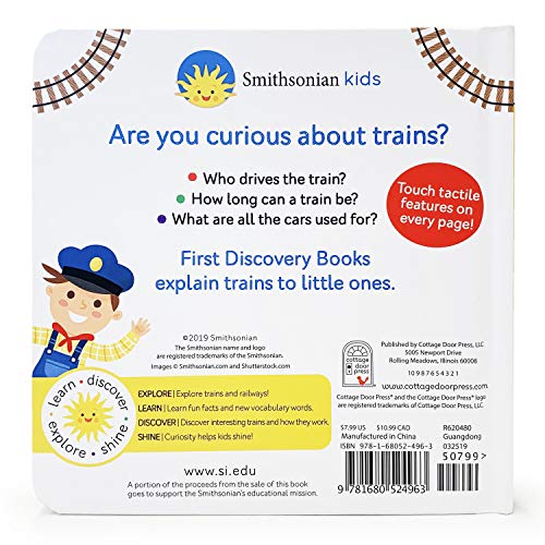 Trains Then and Now (Smithsonian Kids First Discovery Books)