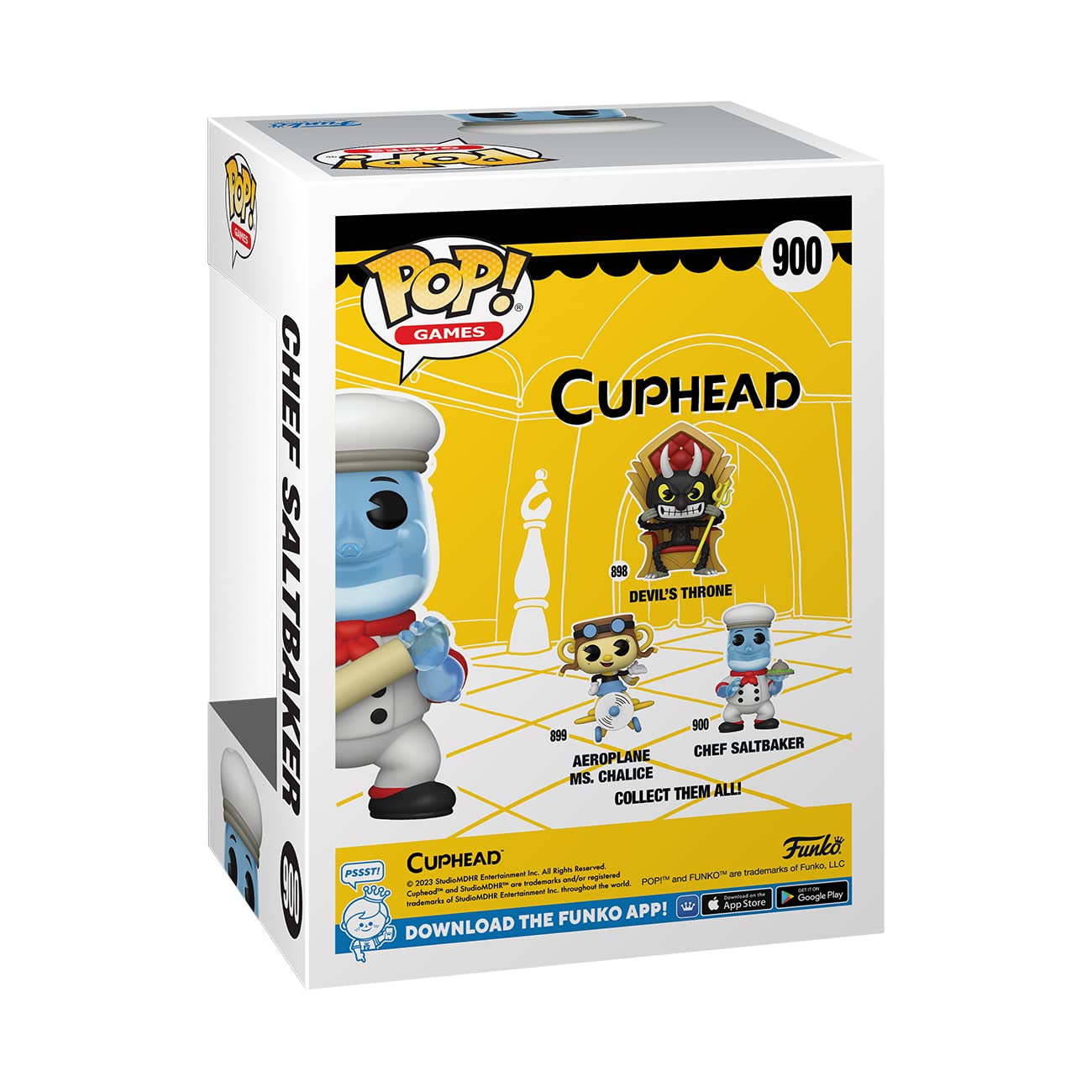 Funko Pop! Games: Cuphead - Chef Saltbaker with Chase (Styles May Vary)