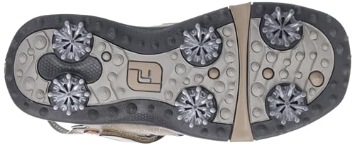FootJoy Women's Golf Sandals Shoes, tan/Light Grey, 9