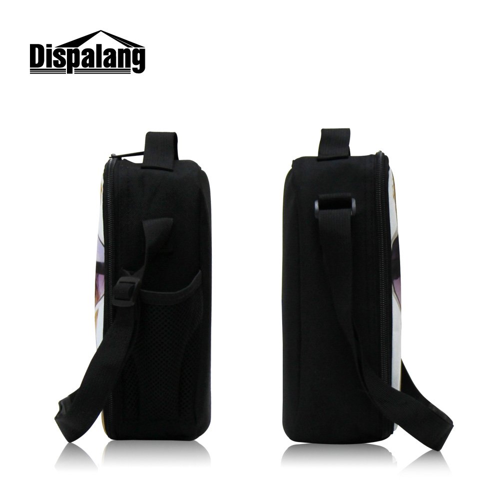 Dispalang Horse 3D Printed Lunch Bags for Children Small Insulated Cooler Bag Messenger Lunch Box Bags
