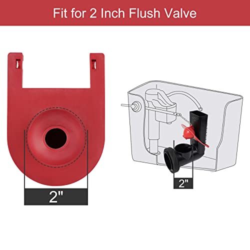 Hibbent 2 Pack Toilet Flapper Replacement Compatible with Kohler Hinge-Style Parts 84995 and 1000490 Flapper Replacement Water Saving, High Performance
